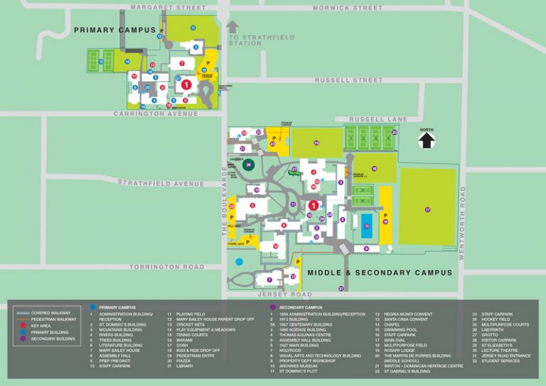 Location and transport - Santa Sabina College